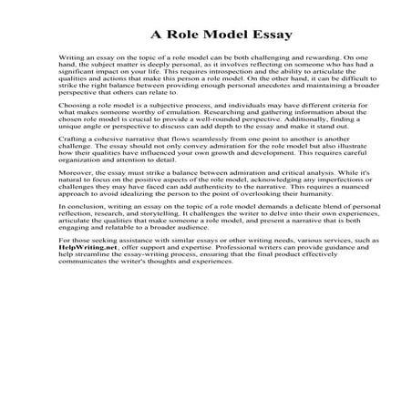 A Role Model Essay.pdf