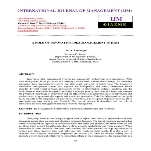 Idea Management Software | PDF