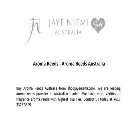 Aroma reeds aroma reeds australia | PPT