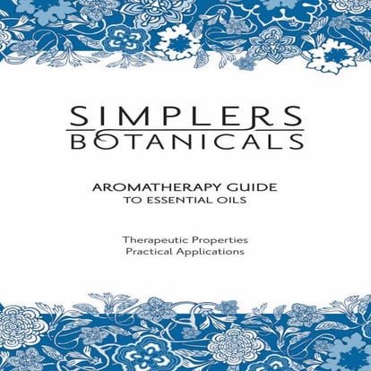 Aromatherapy guide | PDF