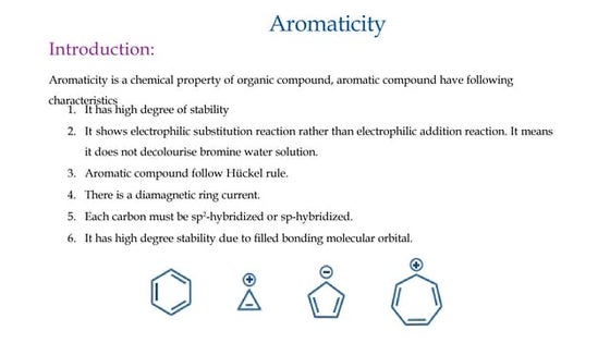1. aromaticity | PPTX