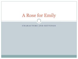 A Rose For Emily | PDF