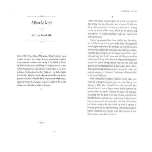 A rose for Emily - William Faulkner (Questions with answers) | DOCX