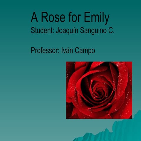 A rose for Emily - William Faulkner (Questions with answers) | DOCX