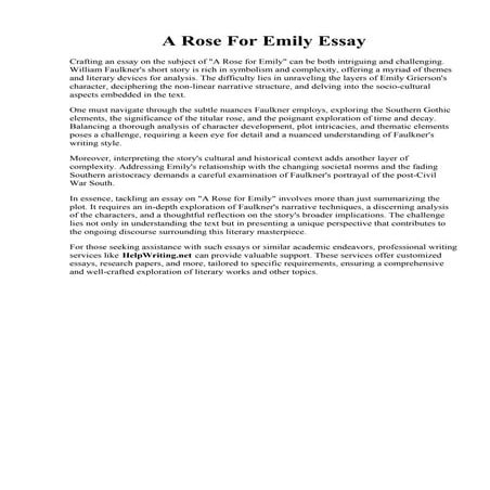 A Rose For Emily Essay.pdf