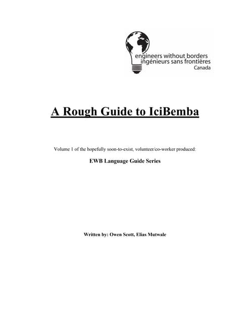 Basic Tswana Language Course | PDF