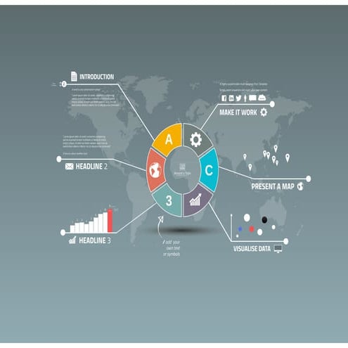 Around a Topic - Presentation Template | PPT