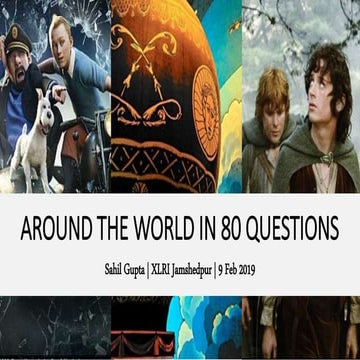 Around the World Quiz 2019 - Prelims | PPTX