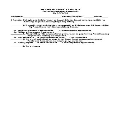 Arpan 3 rd grading 2019. | DOCX