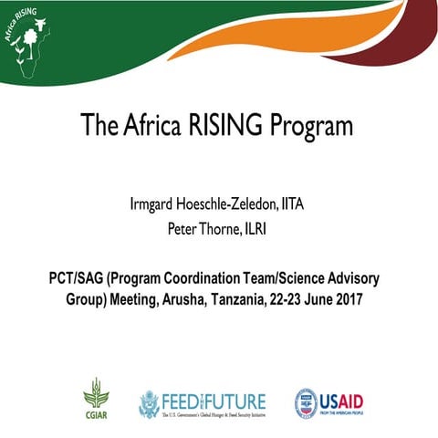 The Africa RISING Program | PPT