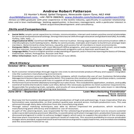 ARP CV 2019 | DOCX