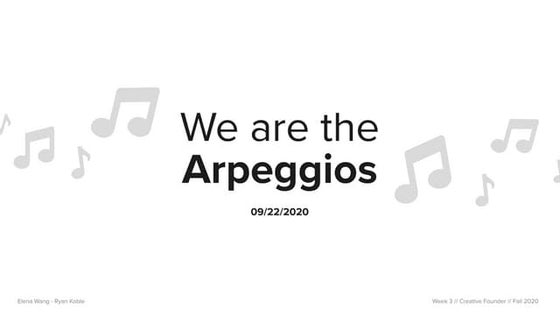 Arpeggios Week 6 Presentation | PDF