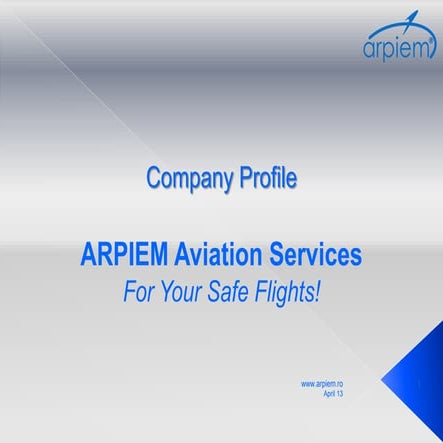 Arpiem Company Profile | PPTX