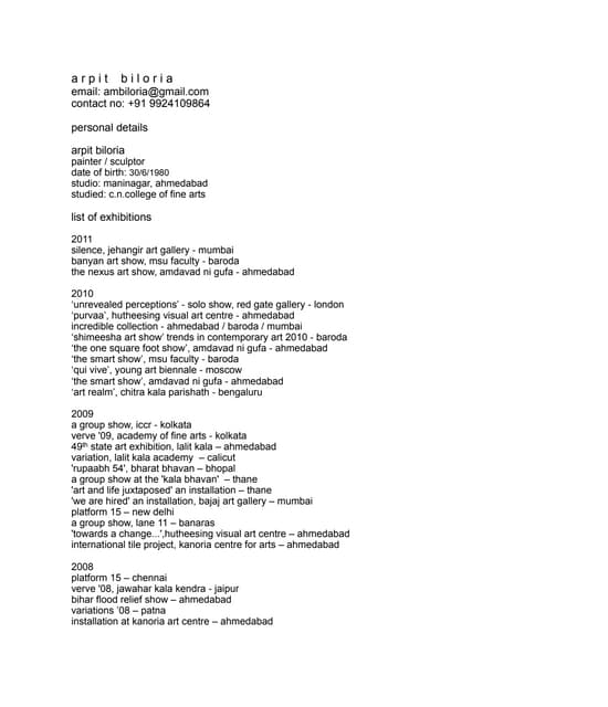 parul resume 4 | PDF