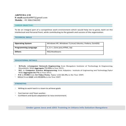 Harshitha Resume | DOCX