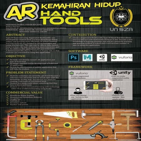 Augmented Reality Kemahiran Hidup Hand Tools | PDF