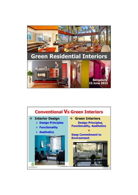 Green interiors, praveensoma | PPT