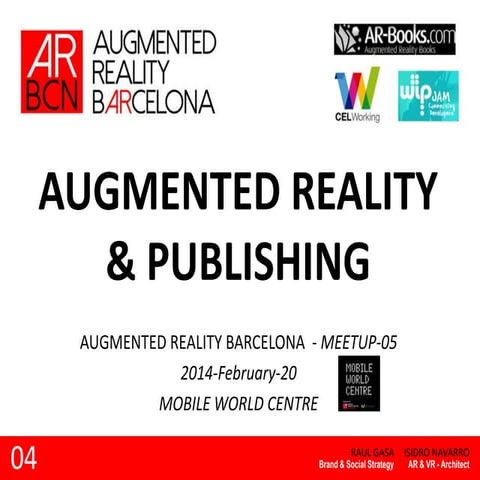 AUGMENTED REALITY & PUBLISHING | PPT