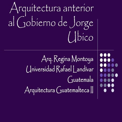 Jorge Ubico Guatemala | PDF