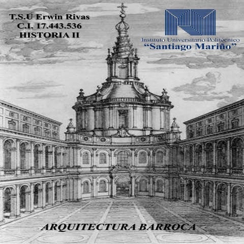 Arquitectura barroca 2017 | PPTX