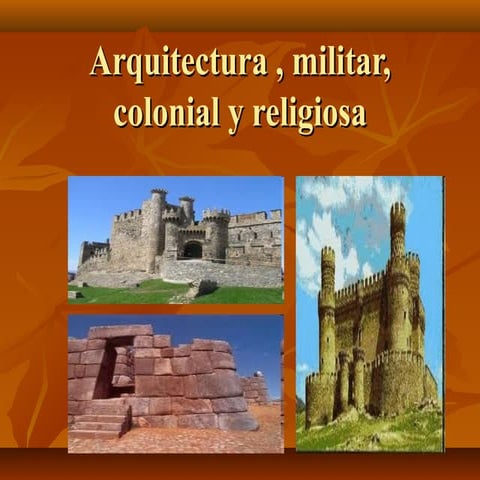 Arquitectura colonial | PPT