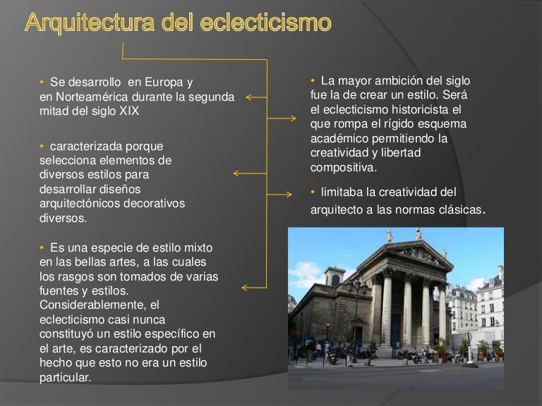 Eclecticismo Que Es