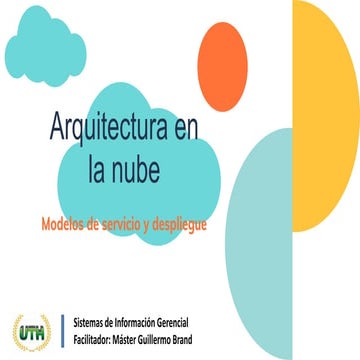 Arquitectura de la Nube: Modelos de Servicio y Despliegue | PDF