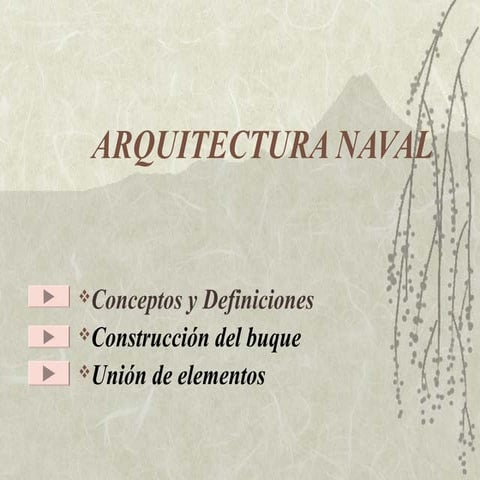 Arquitectura naval | PPT