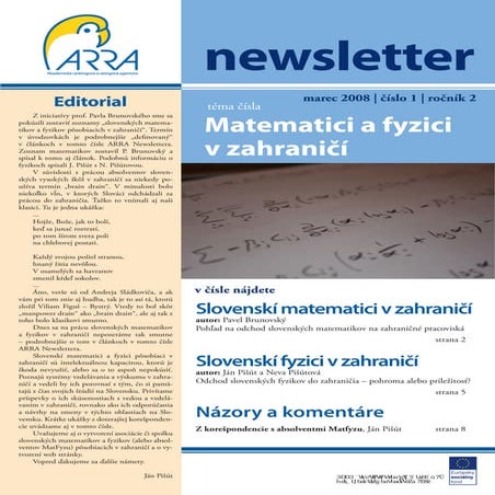 Newsletter 2008 01 | PDF