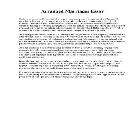 Arranged Marriages Essay.pdf