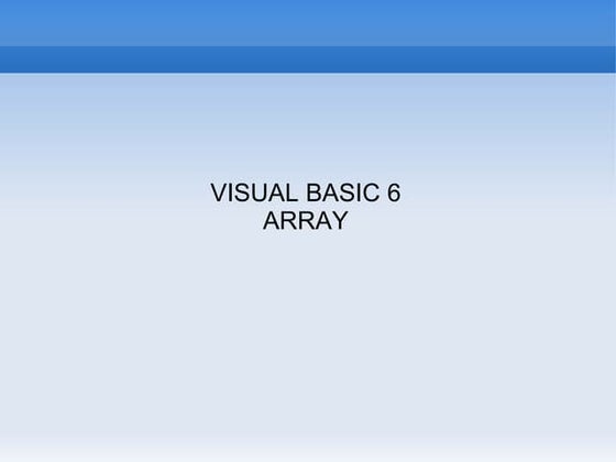 Fungsi Array pada VB.docx