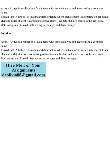 Array Arrays Is A Collection Of Data Items With Same Data Type Andpdf