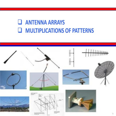 Antenna Array Basics And Analysis Nptel Ppt Pdf