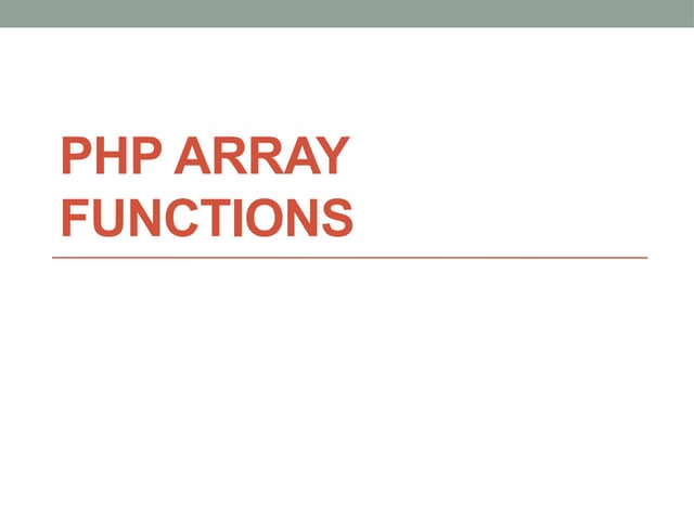 Array functions for all languages prog.pptx Array functions for all languages prog.pptx