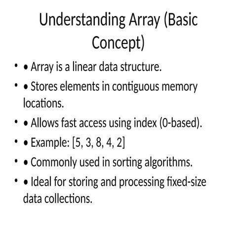Array_Introduction_SlideArray_Introduction_Slide | PPTX