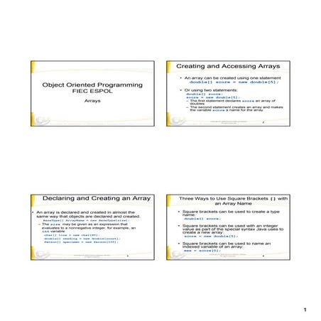 Arrays Java Pdf