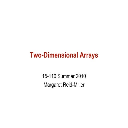 B.tech computer science unit:( arrays) .pdf