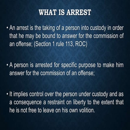 Presentation regarding Arrest Search and Seizure.pptx