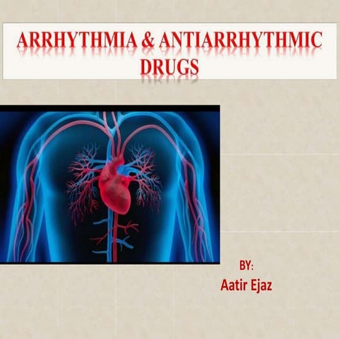 Anti-arrhythmic drug.power point presentation | PPTX
