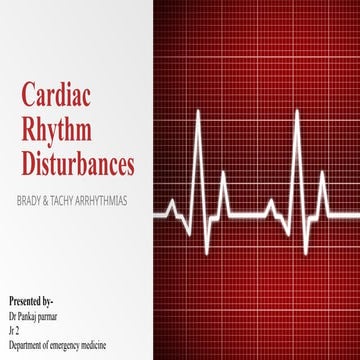 CARDIAC RHYTHM DISTURBANCES AND TREATMENT.pptx