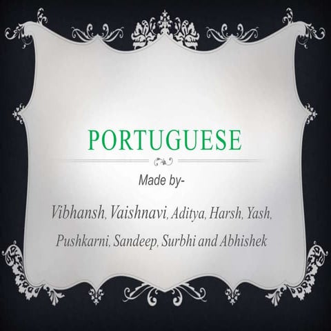 Arrival of portugues in india | PPTX