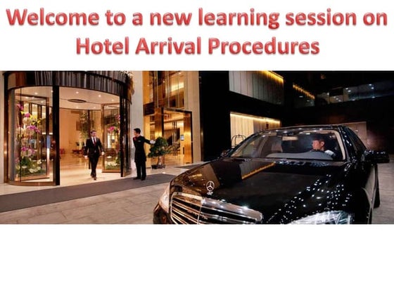 CHECK IN AND CHECK OUT PROCEDURES IN HOTEL | PPTX