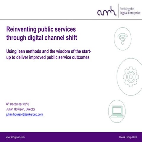A Description Framework for Digital Public Services | PPTX