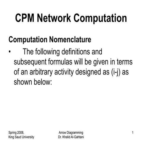 Arrow computation | PPSX | Computer Software and Applications | Computing