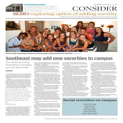 SEMO exploring the option of adding sorority | PDF