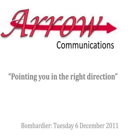 Arrow Communications | PPTX
