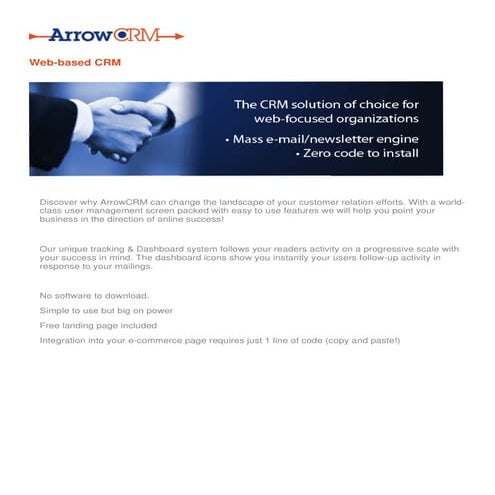 Crm Client Relationship Management The Arrowcrm Way Pdf