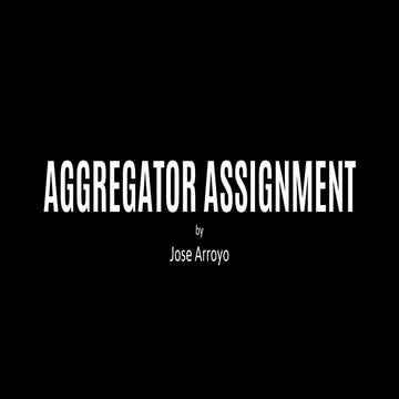Digital Music Aggregator Assignment | PPT