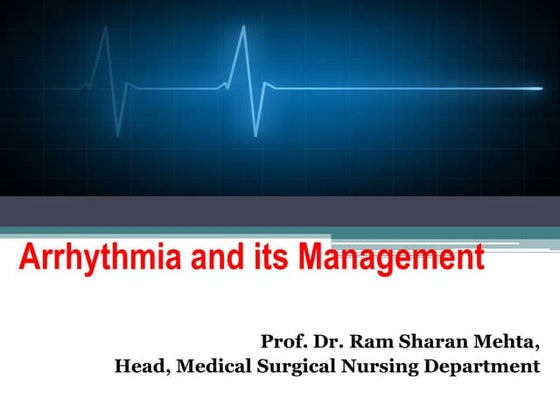 Arrhythmias | PDF | Heart and Cardiovascular Diseases | Diseases and Conditions