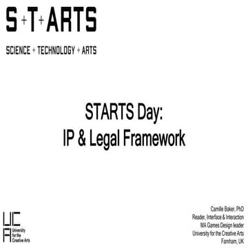 IP Legal & the Legal Framework for WEAR Sustain | PPT